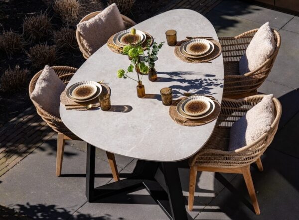 Keramische Tuintafels Kiezel | NextTable Keramische Tafels